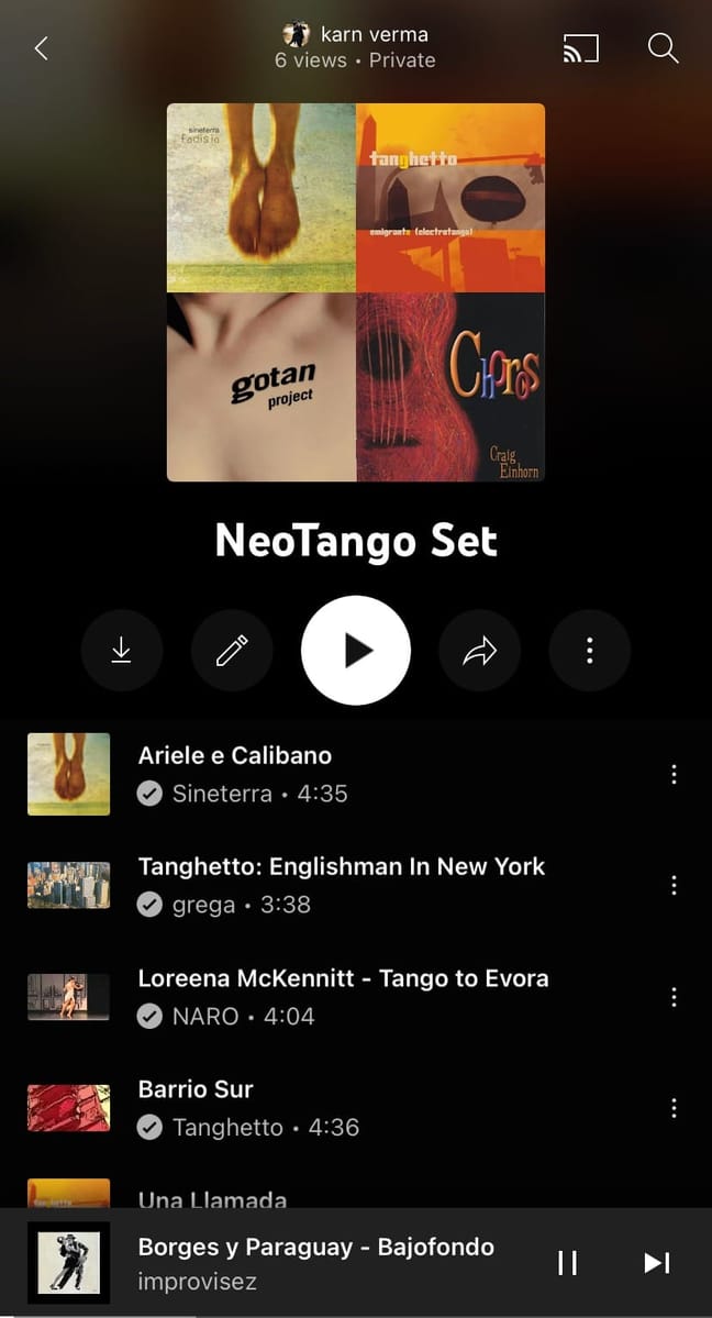 Tea & Tango Practica